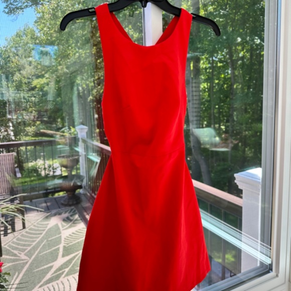 Zara | Dresses | Zara Red Backless Dress | Poshmark